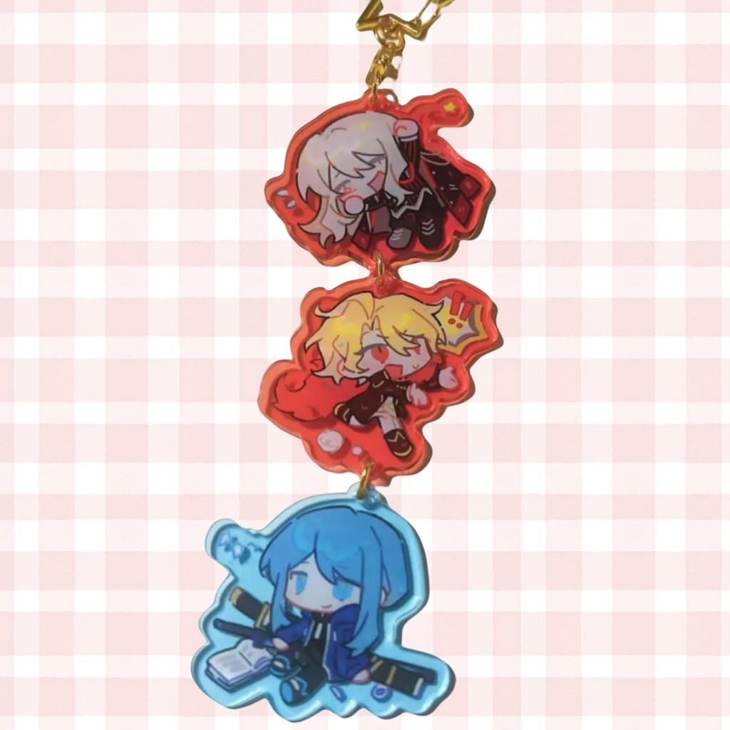 Limbus Company Anime keychain Kim Sin woo acrylic key chain man Kim Sin ...