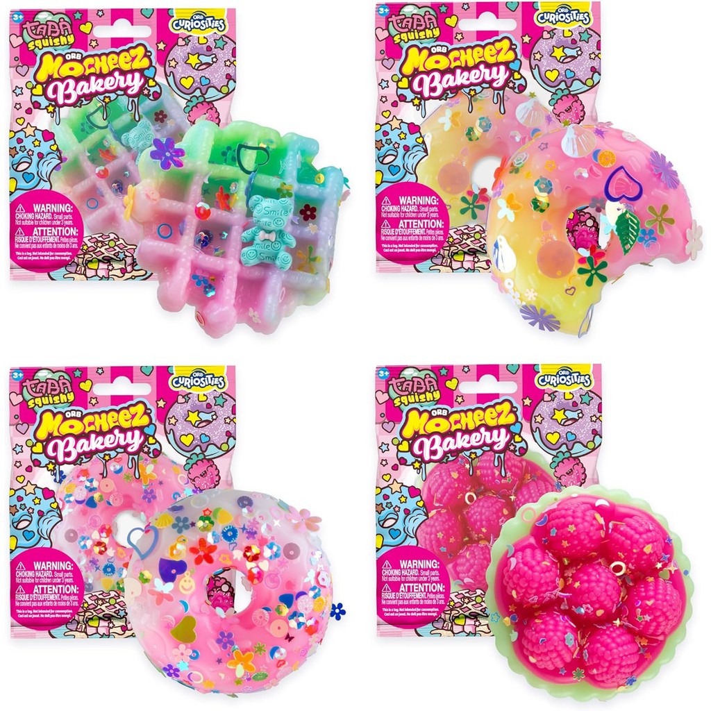 Curiosities Mega Mocheez Bakery 4 Pack - Super Soft TABA Squishies ...