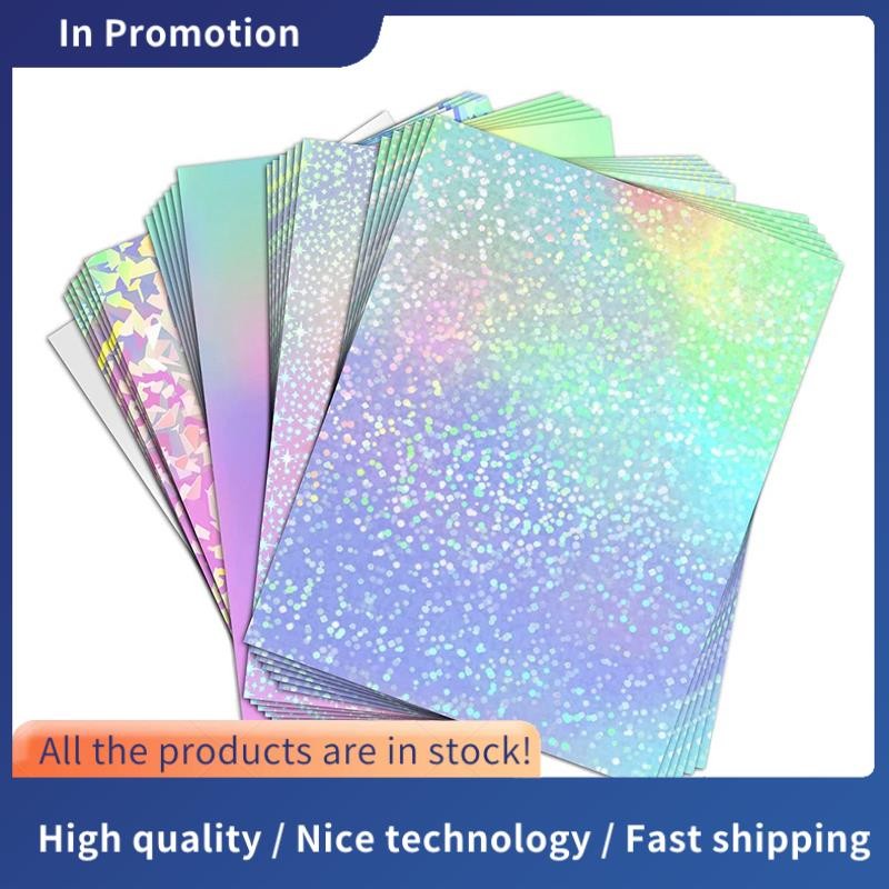 24 Sheets Vinyl Sticker Paper for Inkjet Printer - Printable Glossy ...