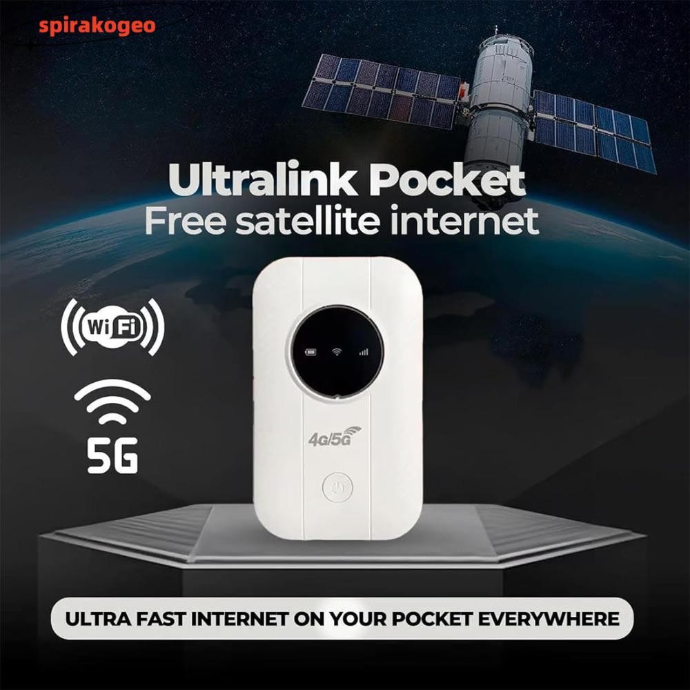 SPIRAKOGEO Pocket Mobile Hotspot, USB Powered 300Mbps 4/5G Portable ...