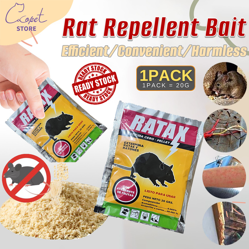 10pack Rat Repellent Bait Rats and Mouse Bait Ubat Tikus Racun Tikus ...