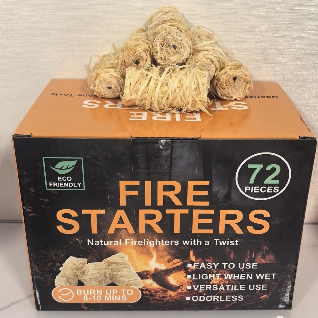 Ignition Material Wax Wood Shredded Roll Barbecue Charcoal Charcoal ...