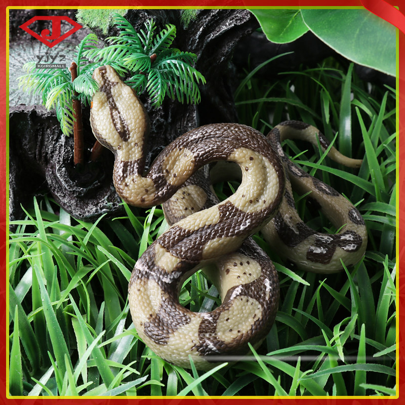 Scary Python Toys Kid Like Faux Boys Halloween Rubber Snake Realistic ...