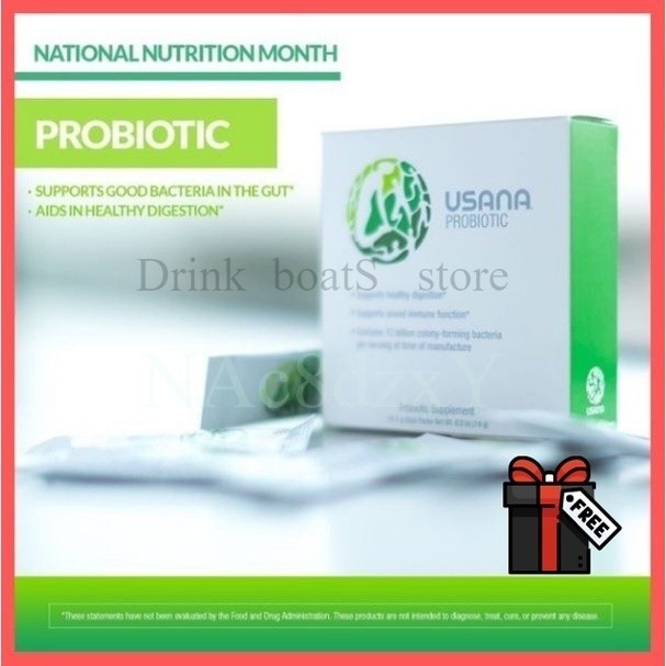 瘦身 USANA Probiotic Powder 益生菌株 促进消化和免疫健康 (14 stick packs*1g) detoxlim ...