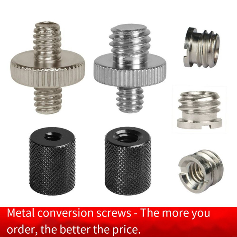 1/4 to 3/8 adapter screw conversion nut microphone projector cell phone ...