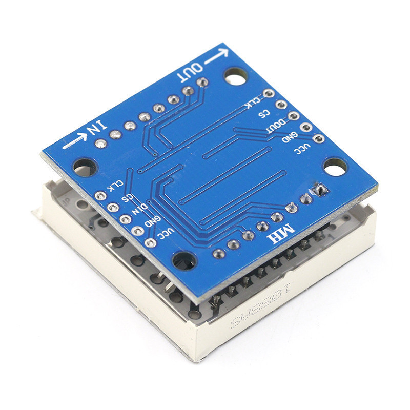 MAX7219 Dot Matrix Module Red/Blue/Green Display Microcontroller ...