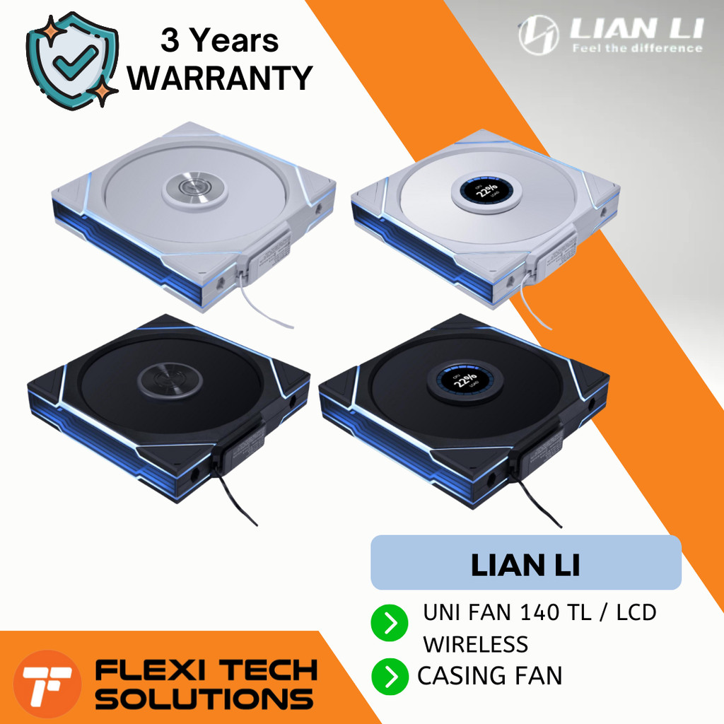Flexi Tech LIAN LI UNI FAN TL Wireless (Normal/ Reverse Blade) 140mm 1x ...