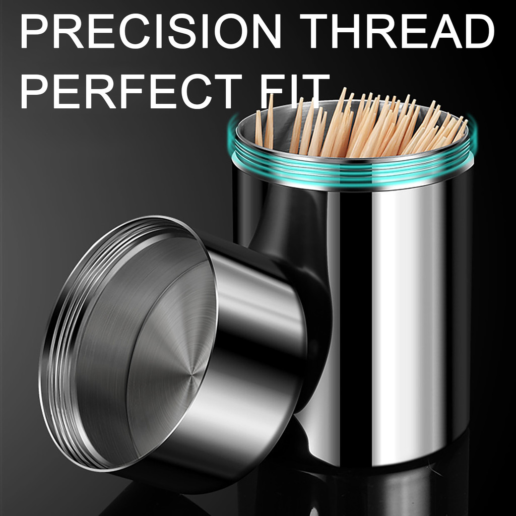 Toothpick Holder Dispenser SUS304 Stainless Steel Thickening Tooth ...