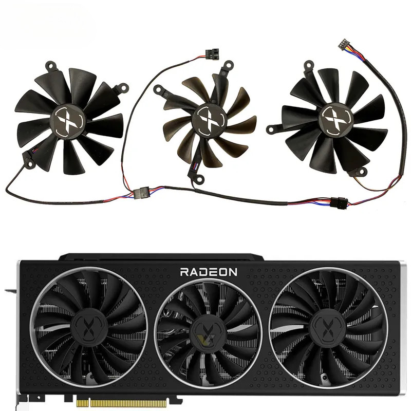 DIY New For XFX Radeon RX6800 6800XT 6900XT Speedster MERC/QICK 319 ...