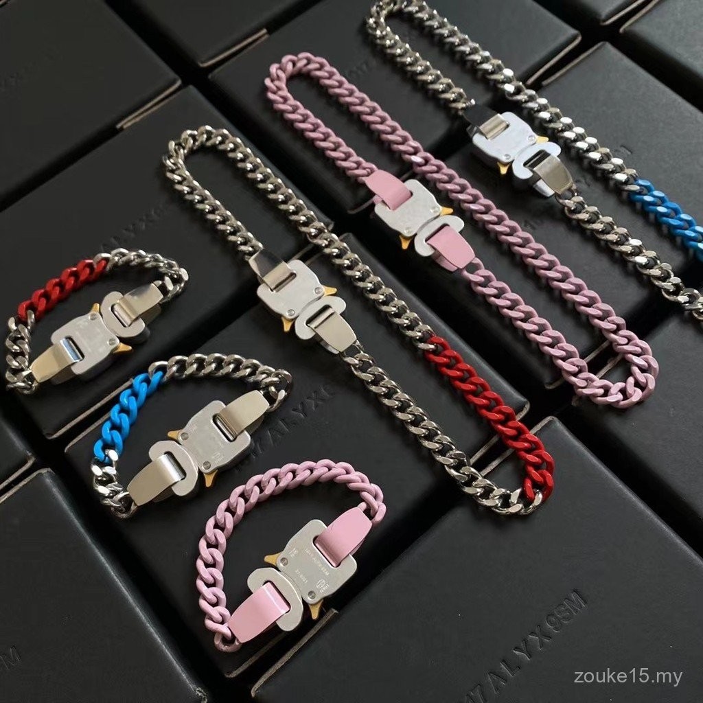 GY ALYX Gelang Rantai Gesper Logam Bersadur Elektronik Gaya Fungsional ...