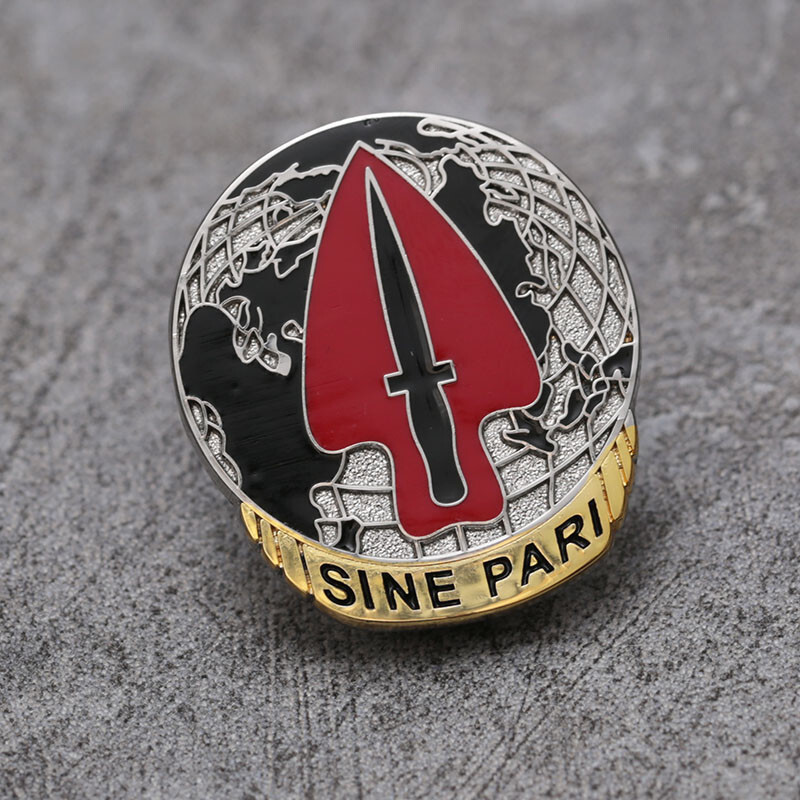 US ARMY SPECIAL OPERATIONS COMMAND USASOC BADGE METAL LAPEL HAT PIN ...