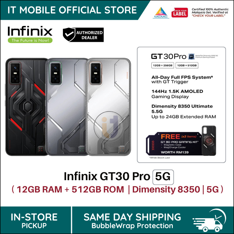 Infinix GT30 Pro 5G Smartphone 24GB(12+12)RAM + 256GB / 512GB ROM Dimensity 8350 Ultimate 4nm ...