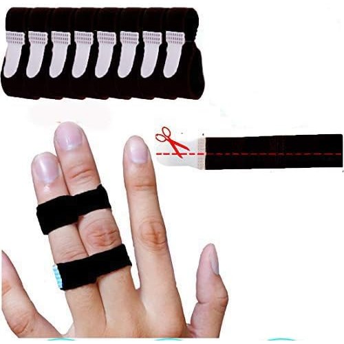 Finger Buddy Loops Wraps to Treat Broken Finger Brace Splints Tape for ...