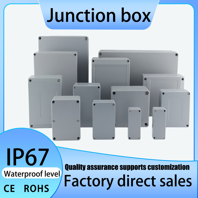 Cast aluminum junction box metal button box power box aluminum alloy ...