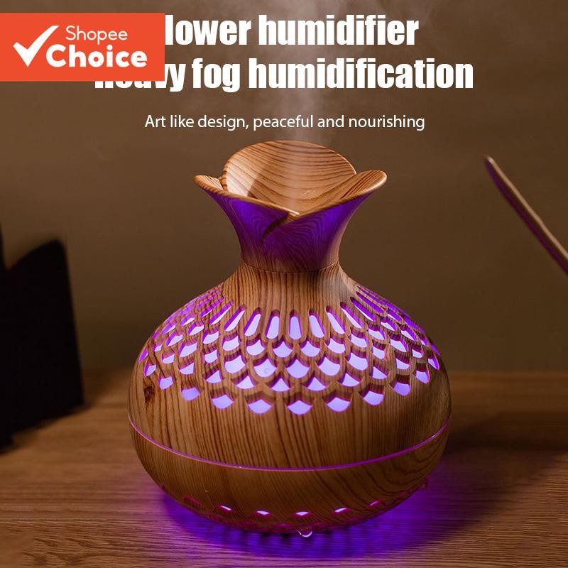 Colorful Lighting Mode Fashionable Appearance Flower Humidifier Heavy ...