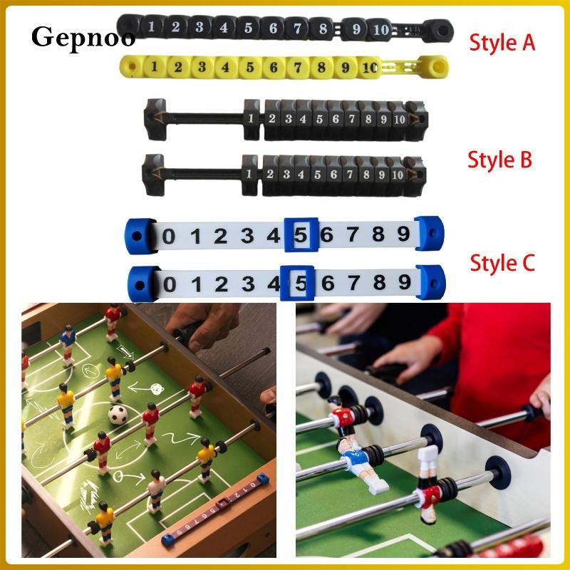 Gepnoo 2x Foosball Scoreboard Portable Universal Scoring Unit Indicator ...