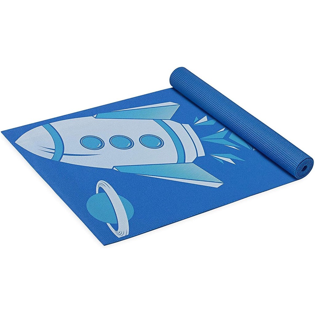Gaiam Kids Yoga Mat Exercise Mat, Yoga for Kids with Fun Prints ...
