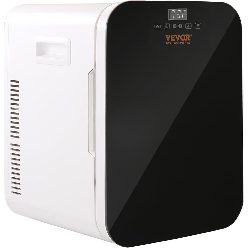 VEVOR Mini Fridge for Bedroom, 20L Skincare Fridge with Touch Screen ...