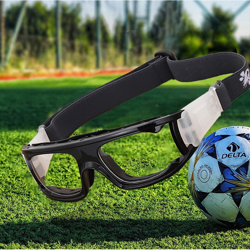 Sports Glasses Basketball Safety Spectacles Solid Frame Wider Vision ...