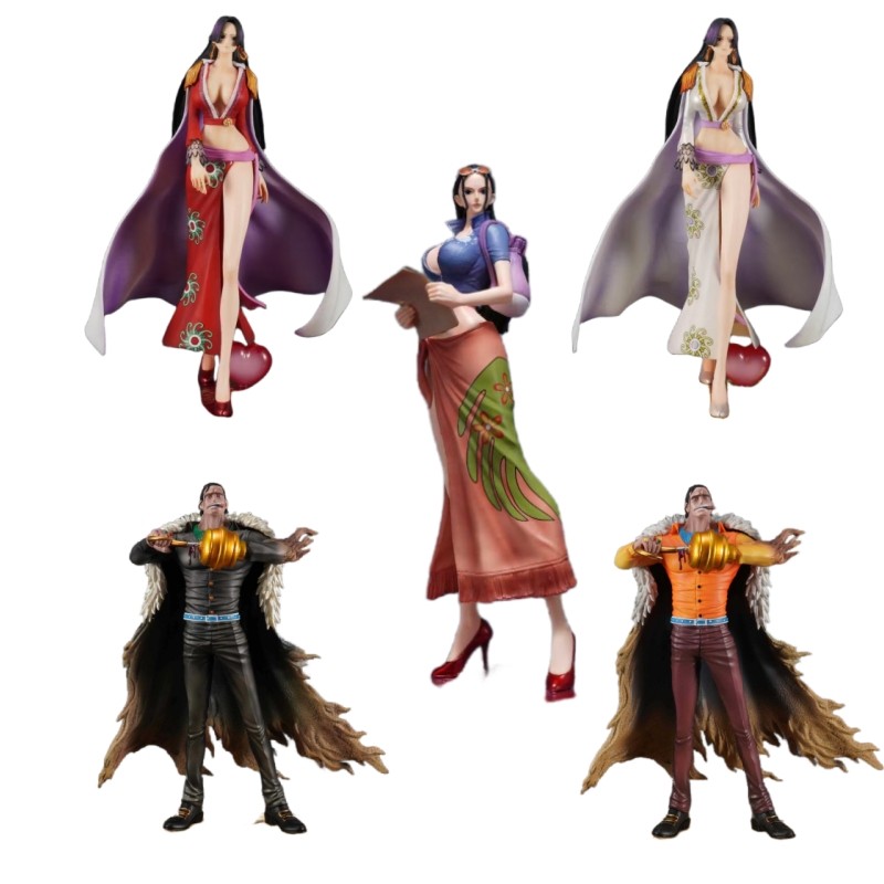 One Piece Chracters Boa Hancock/Nico Robin/Sir Crocodile Statue Figure ...