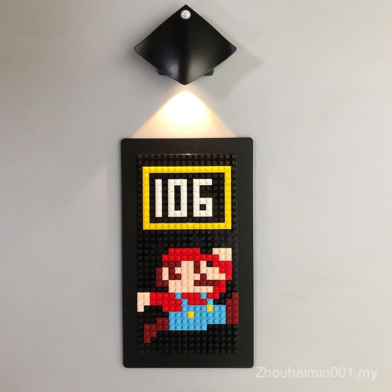 [1120 People Praise] Super Mario Building Blocks Creative House Number ...