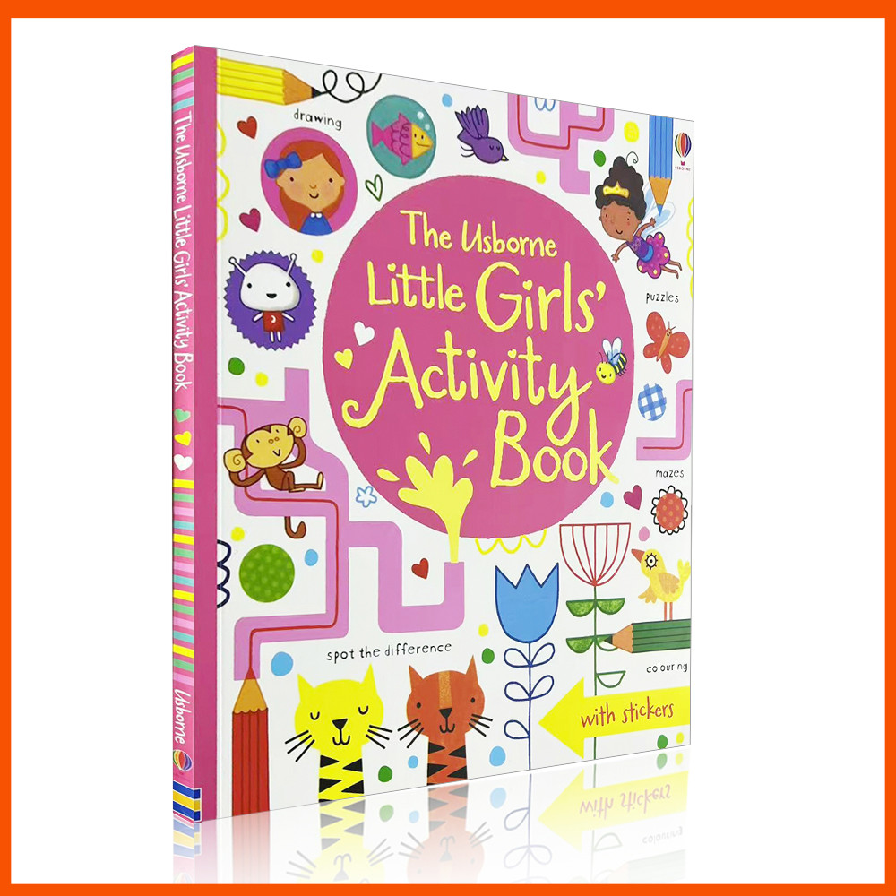 Usborne Little Girls' Activity Book -Engaging Educational Fun with ...