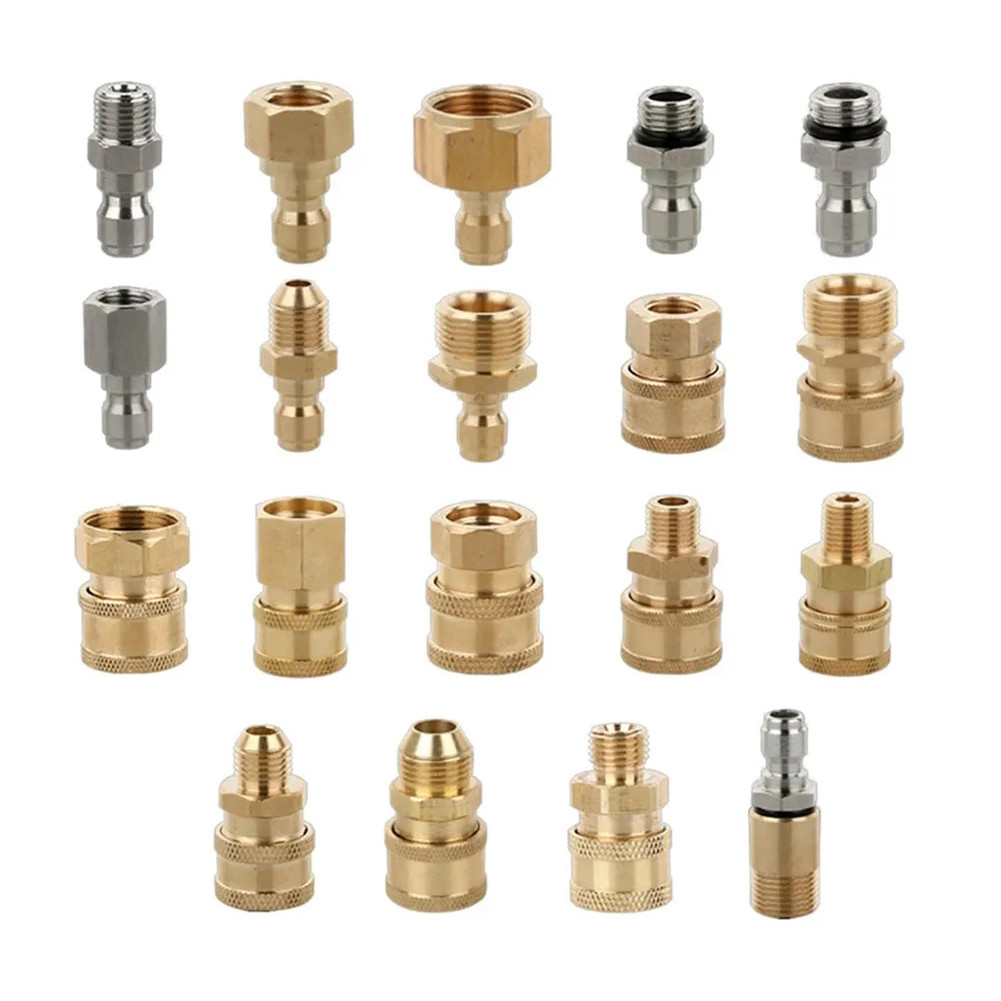 {Dalam Stok} 1/4 Inch Quick Release Connector Coupler Fitting for High ...