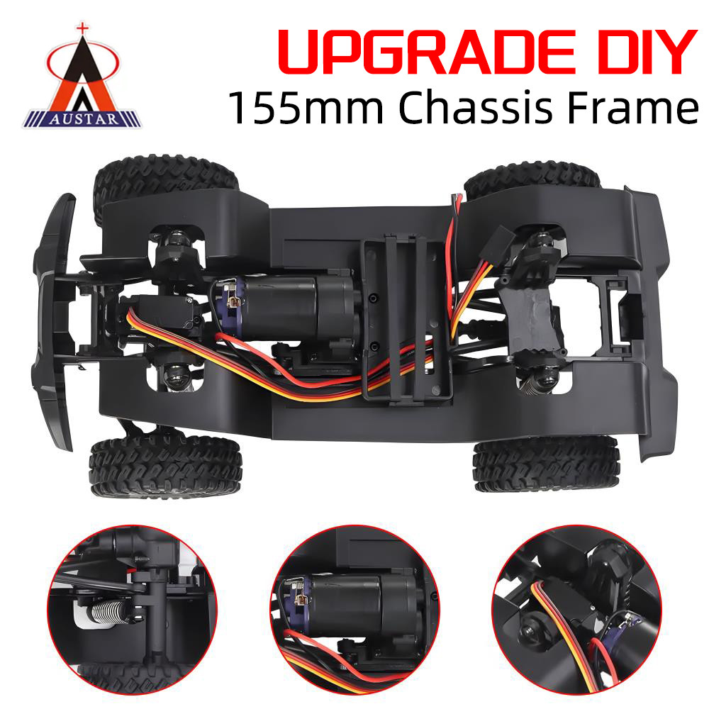 AUSTAR RC 1/18 TRX4M Frame 155mm Whelbase Chassis Frame Transmission ...