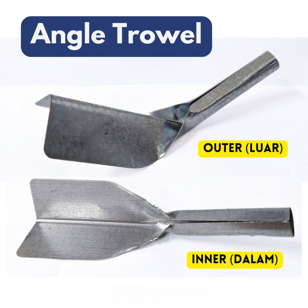 Angle Trowel / Sudu Simen Sudut / Cement Angle Trowel Corner Plastering ...