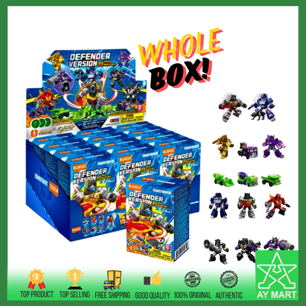 Blokees Transformers Galaxy Defender Version 03 Whole Box The Ultimate ...