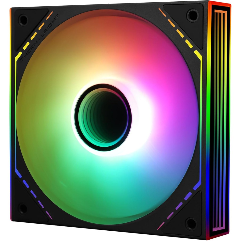 CPU ARGB Fan 120mm Case Cooler Fan ARGB, 4pin PWM Connector Silent ...