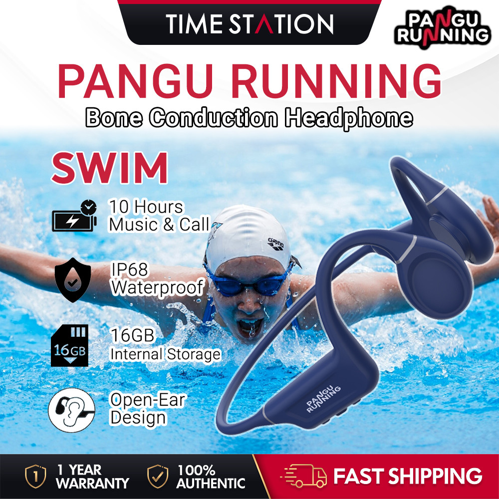 [NEW] PANGU RUNNING SWIM Bone Conduction Headphones For Swimming ...
