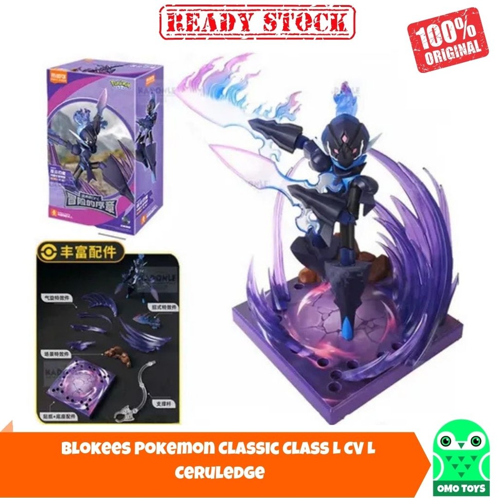 Blokees Pokemon Classic Class L CV L Ceruledge Model Kit Original ...