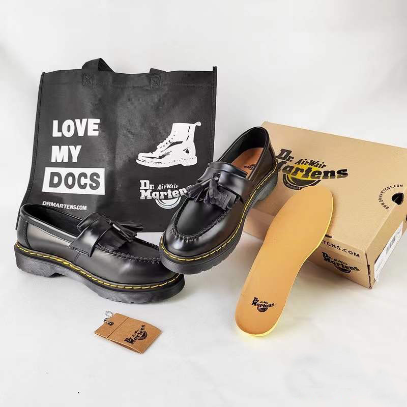 DR. Martens Men Martin Loafers Leather Shoes Tassel Loafers Oxford ...