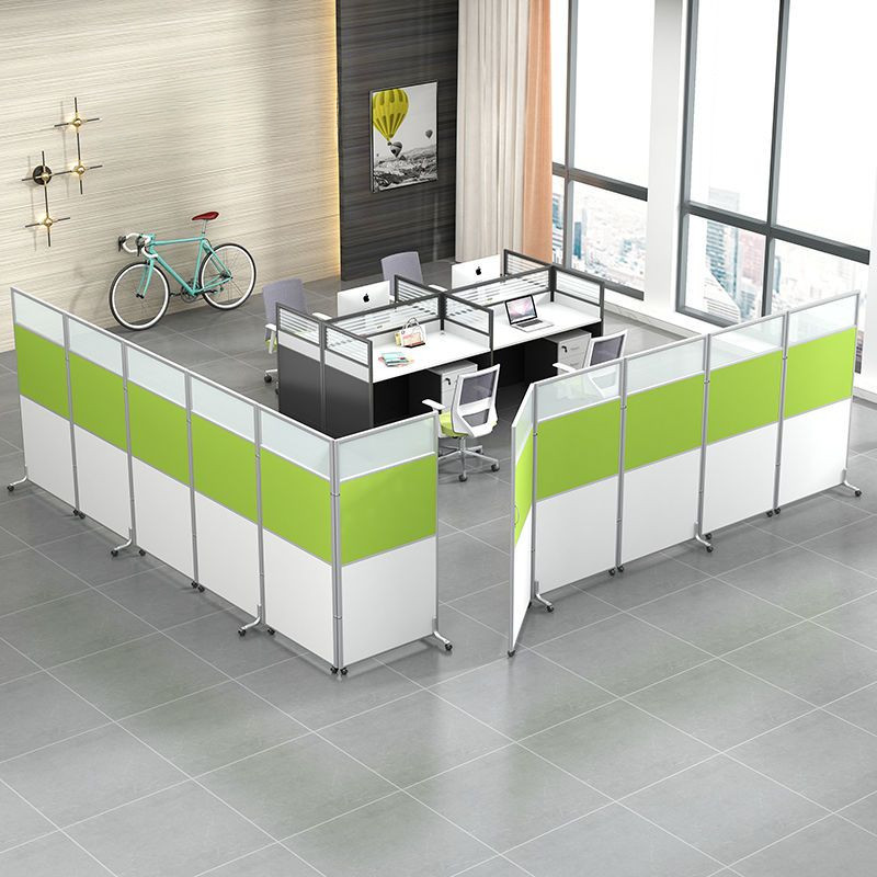 Office Screen Folding Mobile Partition Wall Push-Pull Factory Workshop ...