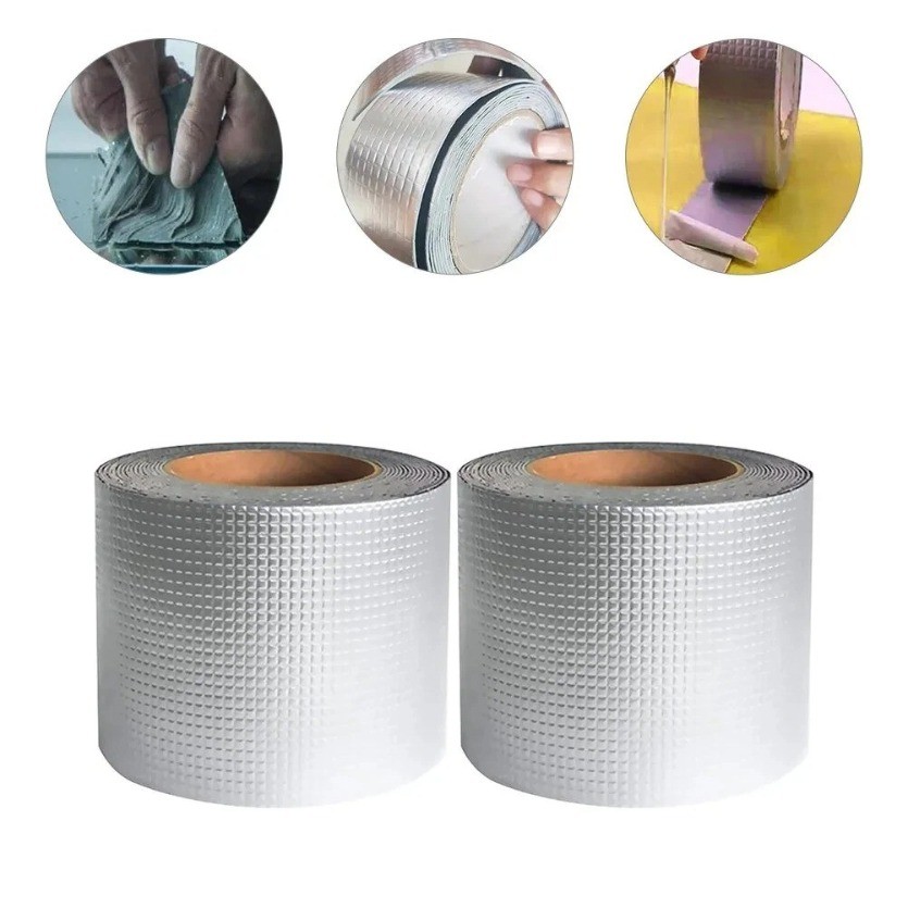 New Waterproof Tape High Temperature Resistance Aluminum Foil Thicken ...