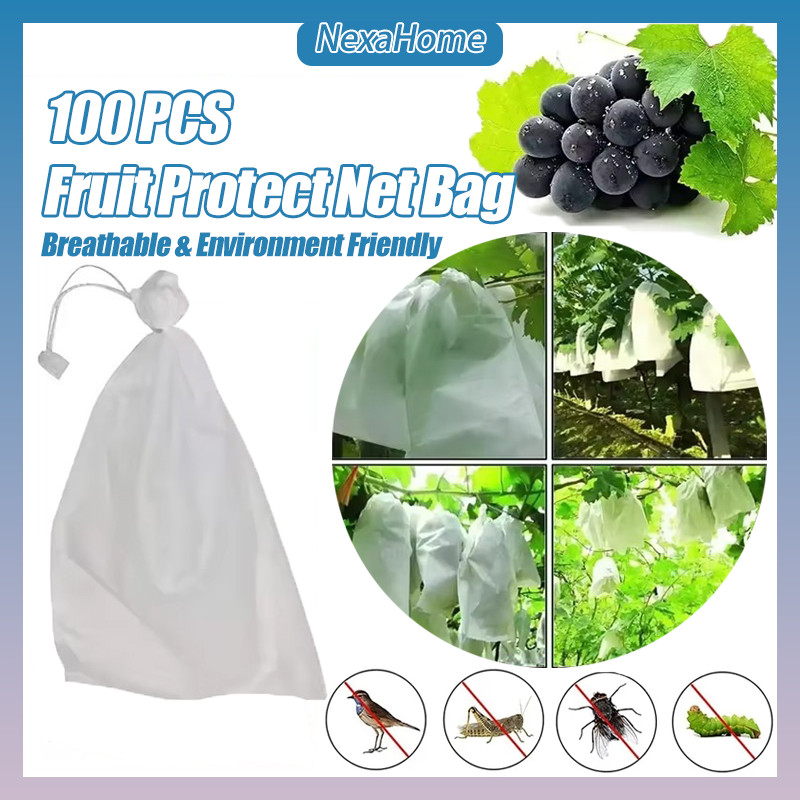 Fruit Protect Non-woven Netting Bag Insect Proof Bags Grapes Grow Bags ...