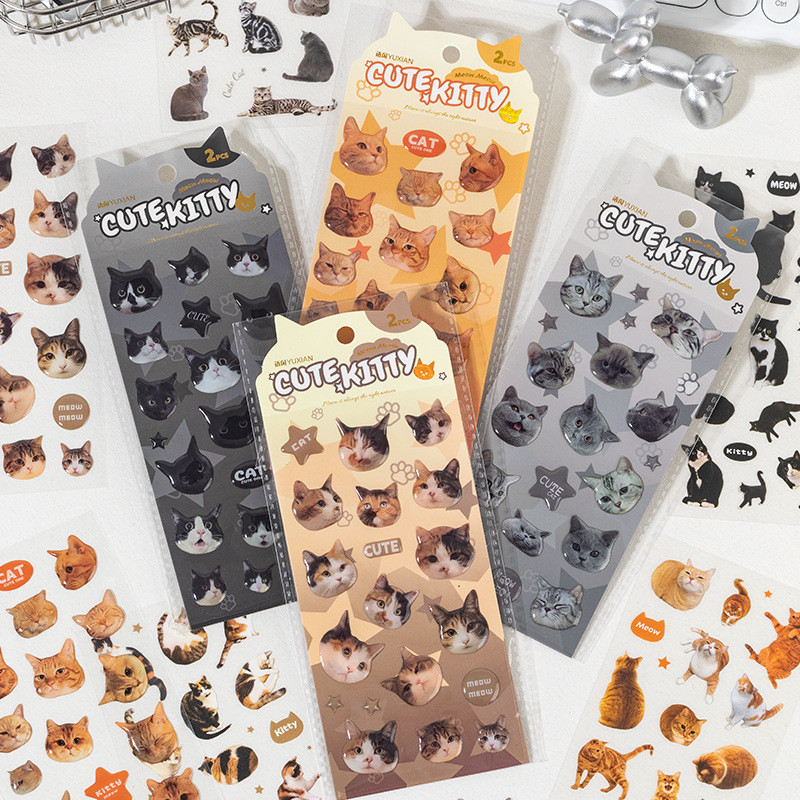 ENWEI 2 Pcs [Mimi Meow Meow Series] Cute And Versatile Handheld Account ...