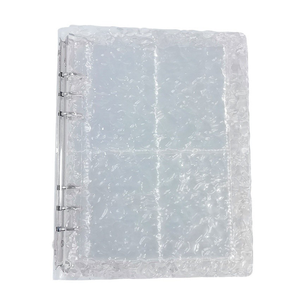A5 Water Ripple Transparent Album Binder Cover 6 Hole 80 Pockets ...