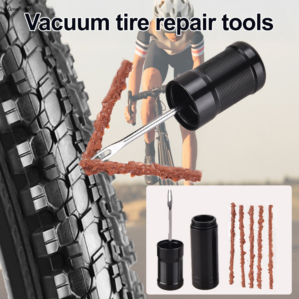 {New} Bicycle Tire Repair Kit Bike Tubeless Tire Repair Kit Essential ...