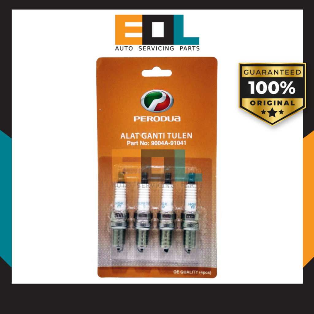 Perodua Spark Plug for Myvi / Alza -9004A 91041(4pcs) | Shopee Malaysia