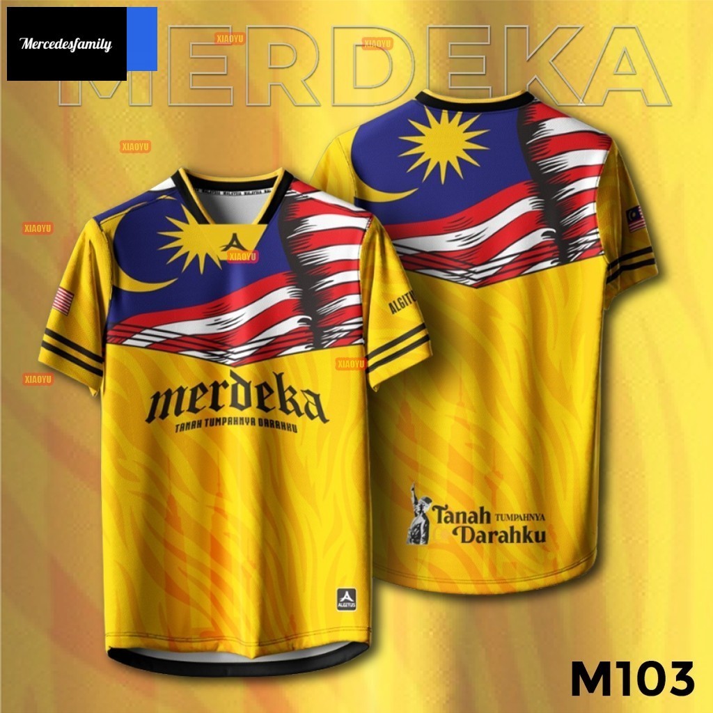 Malaysia Merdeka 68th 2025 Special Design Of Merdeka Clothing Slave ...