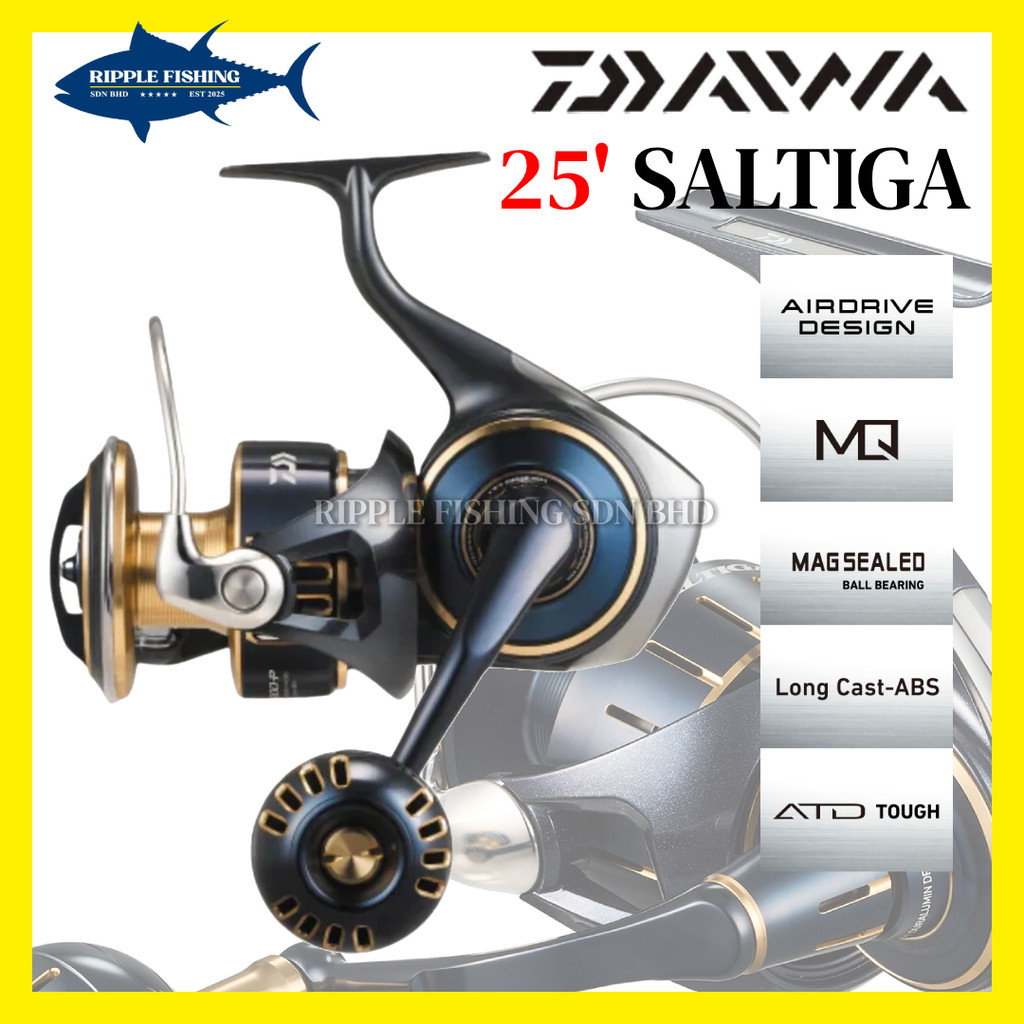 DAIWA 23 SALTIGA (JDM) Spinning Reel with 1 Year Warranty Fishing Reel Jigging Casting Saltwater ...