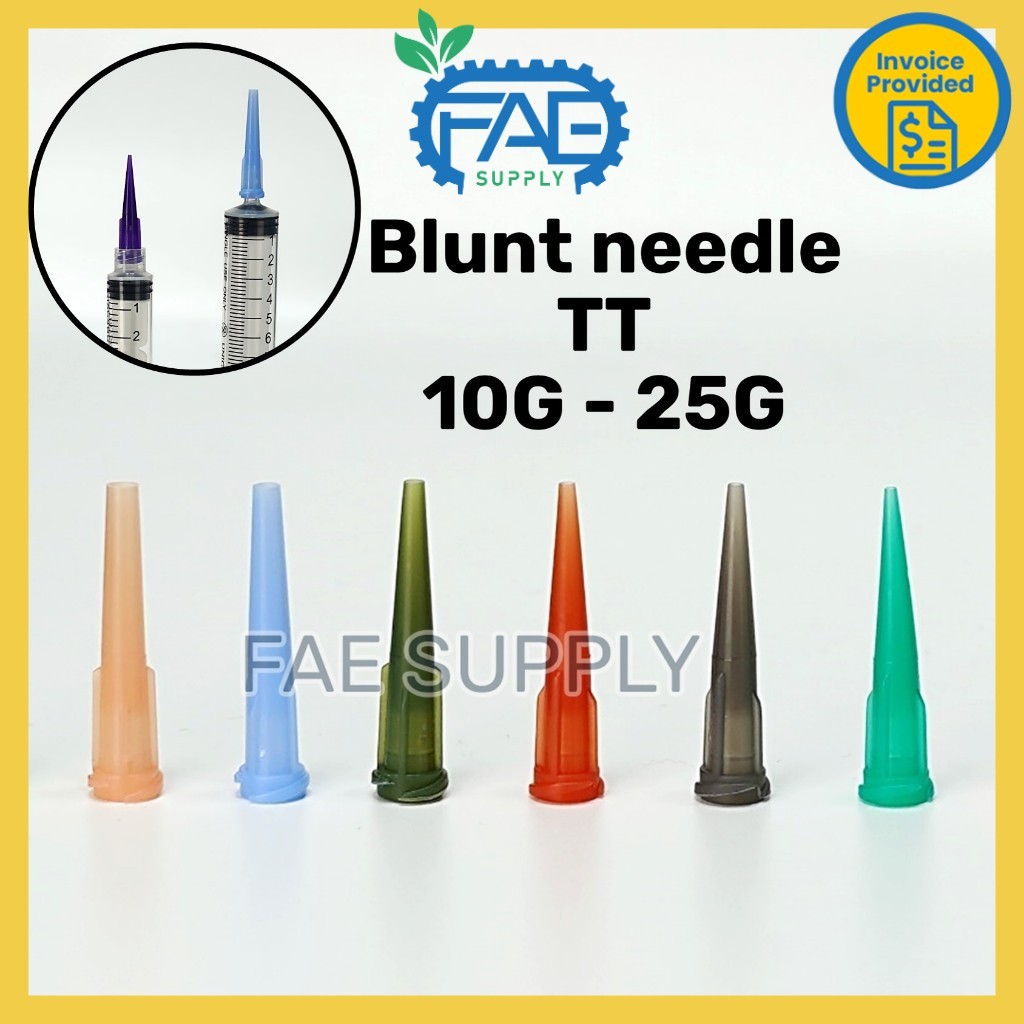 Glue Dispensing Needle TT Blunt needle Tapered Tips 10G 11G 13G 14G 15G 16G 18G 20G 21G 22G 23G ...