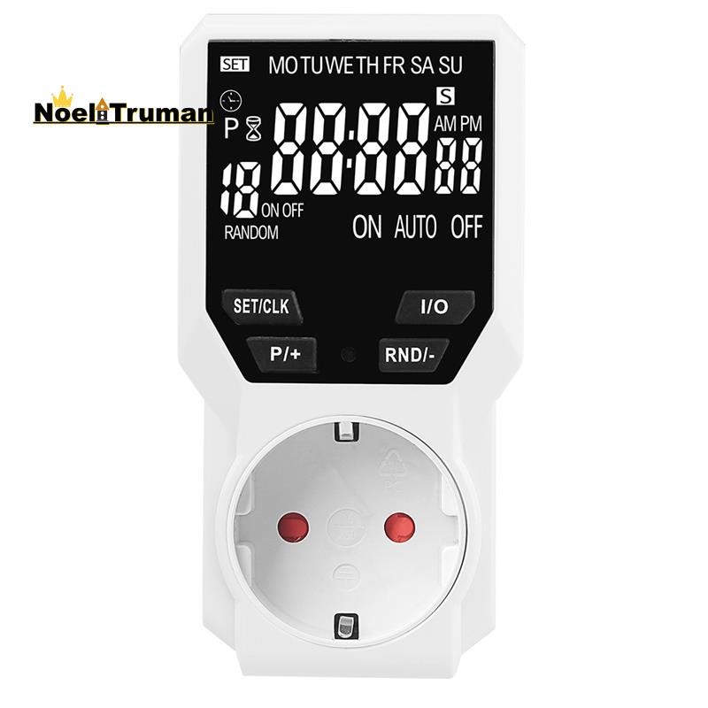 Digital Timer Switch Programmable Electronic Timing Socket Outlet ...