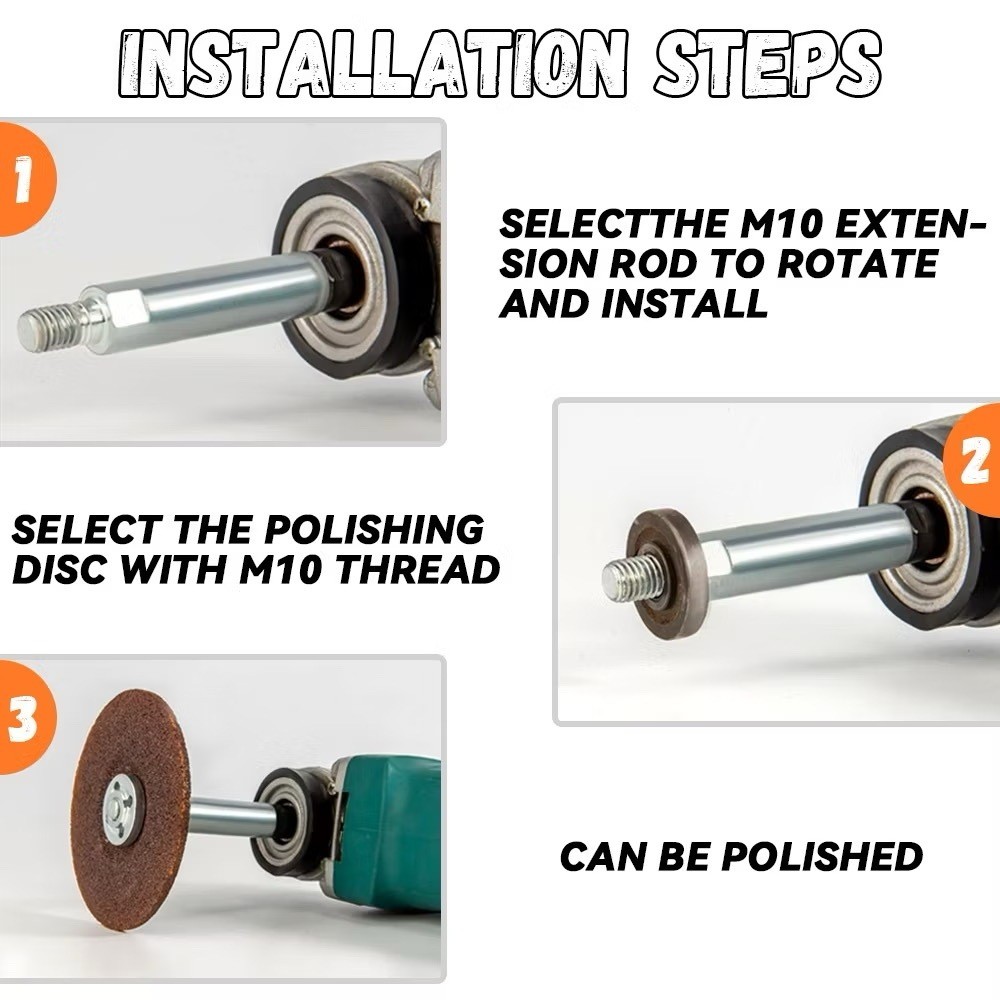(Gd) Grinding axle extender adapter adapter connector grinding axle ...