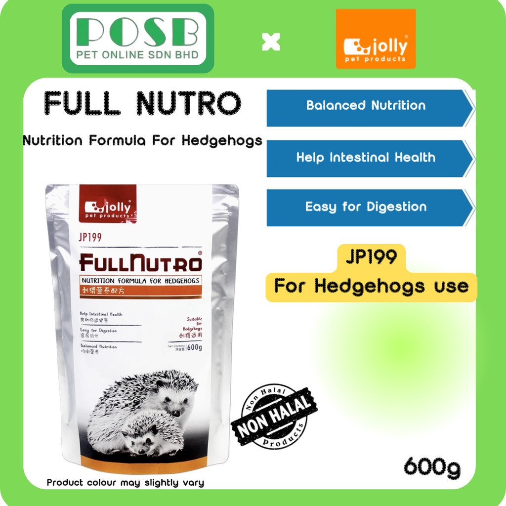 Jolly Full Nutro Hedgehog Food 600g / Makanan Landak (JP199) (NON-HALAL ...