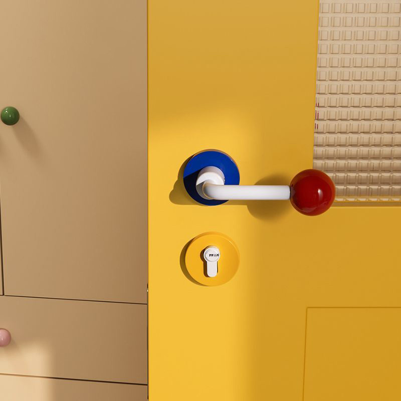 Cute Cartoon Ball Modern Cream Style Children's Room Door Lock Bedroom ...