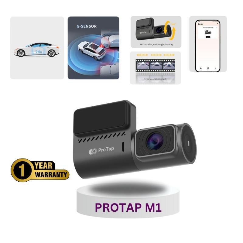 Protap Dash Cam M1 1080P Car Rear View Camera 4K Dash Cam Wifi Car ...