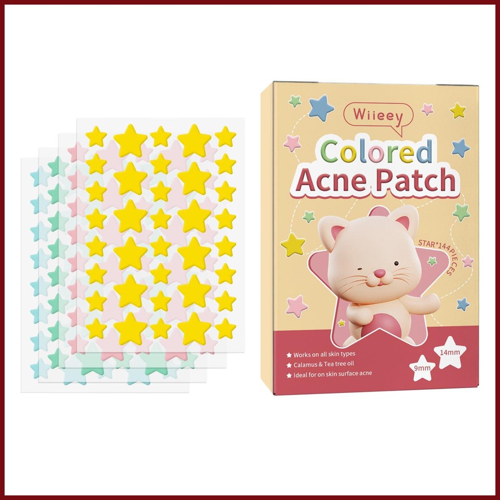Star Face Pimple Patches Zit Covers 144 Patches Cute Invisible ...